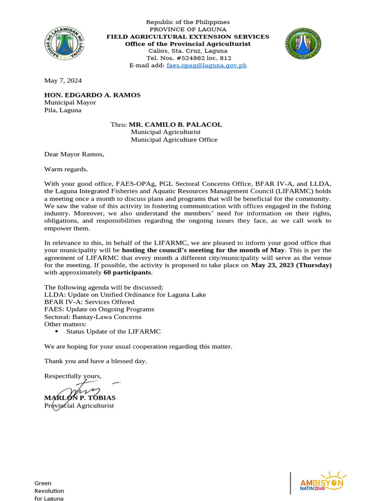 Info Letter Hosting PILA | PDF