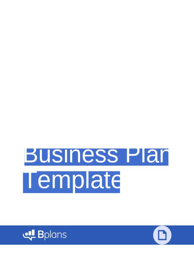 Free Business Plan Template Guide | PDF | Expense | Net Income
