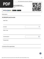 IMS Internal Audit Checklist | PDF | Verification And Validation | Audit