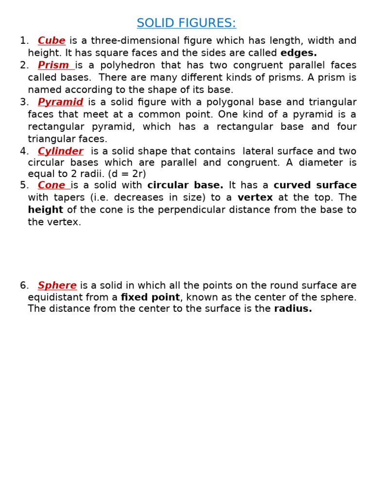 Solid Figure1 | PDF