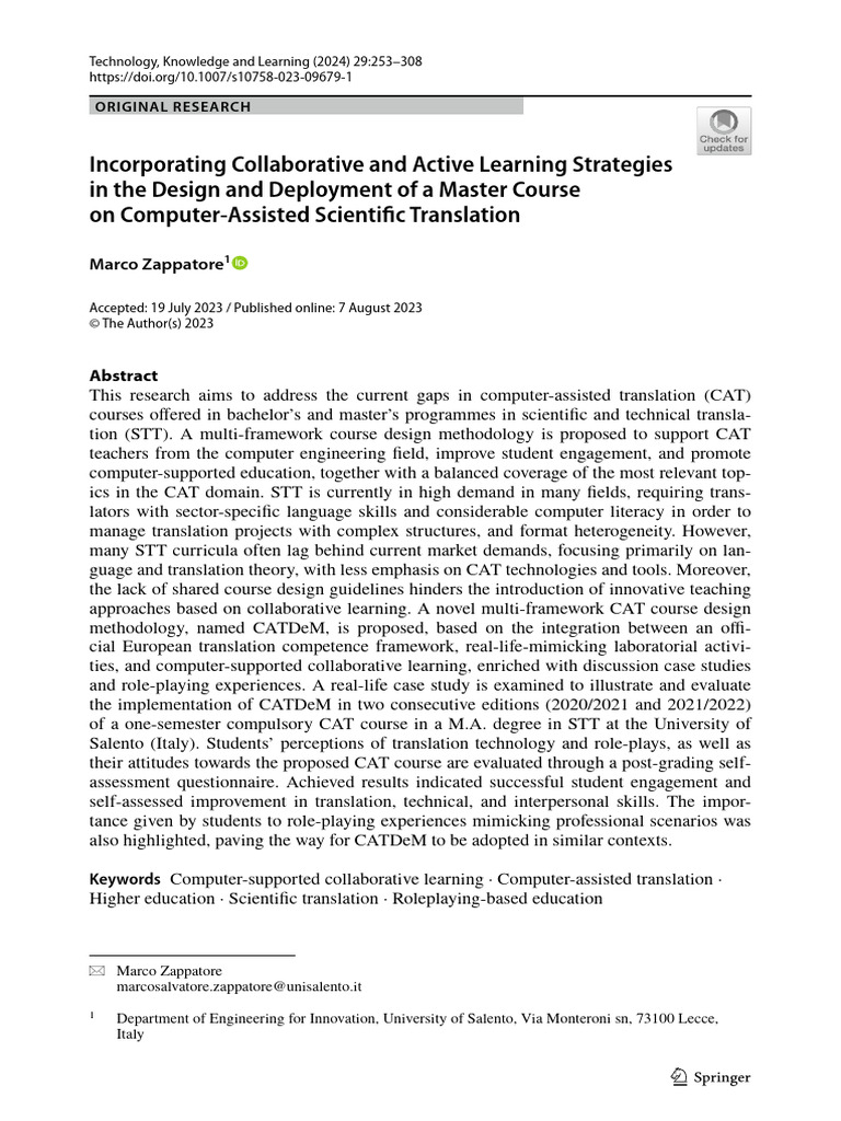 Mastering CAT for STT Educators | PDF | Translations | Speech Recognition
