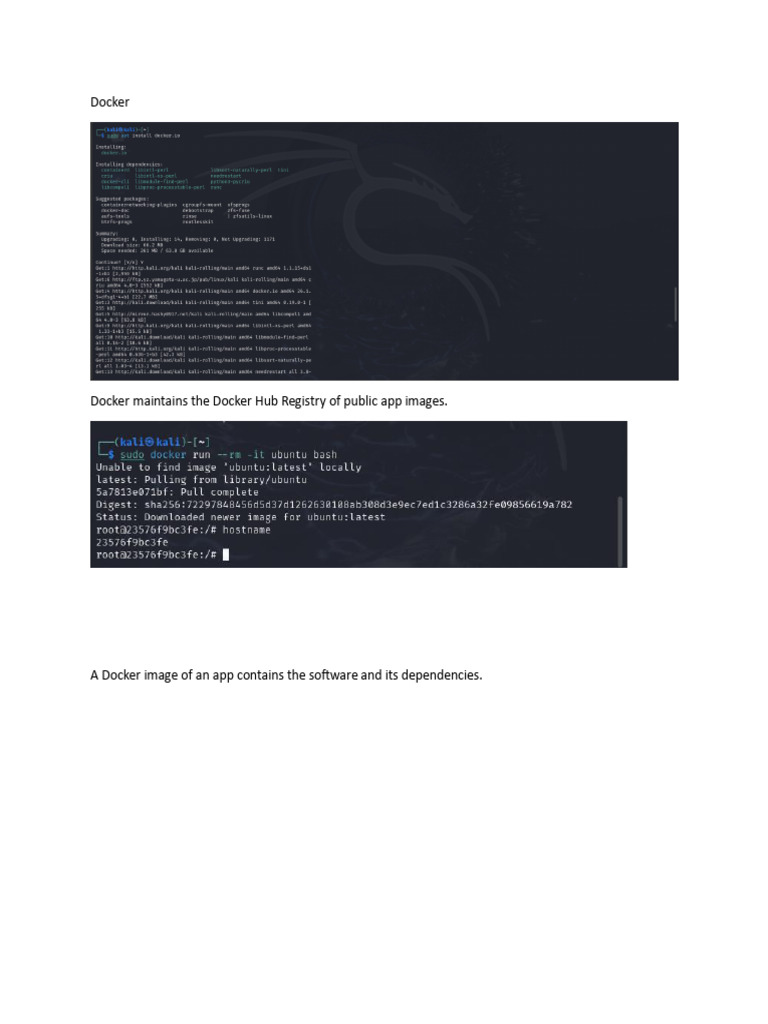 Understanding Docker Images and Containers | PDF