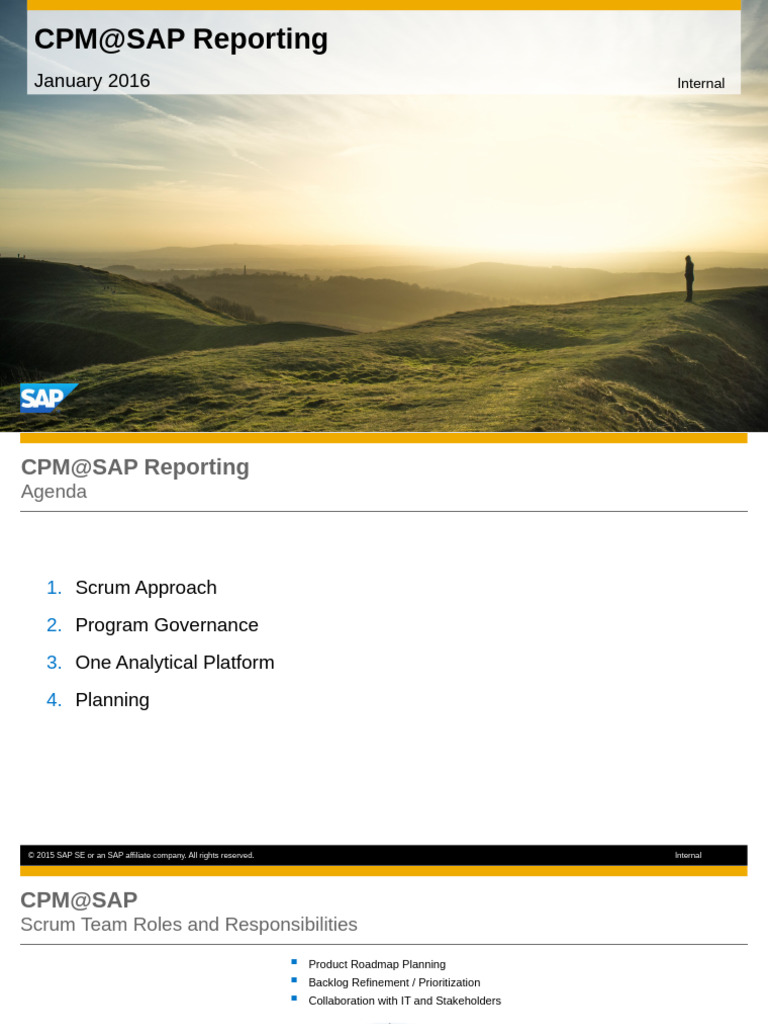 AGILE Kick-Off - CPM@SAP 2016 | PDF | Scrum (Software Development ...
