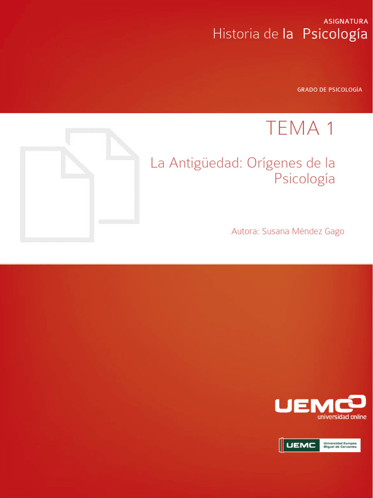 HISTORIA DE LA PSICO 1 | PDF | Estoicismo | Alma