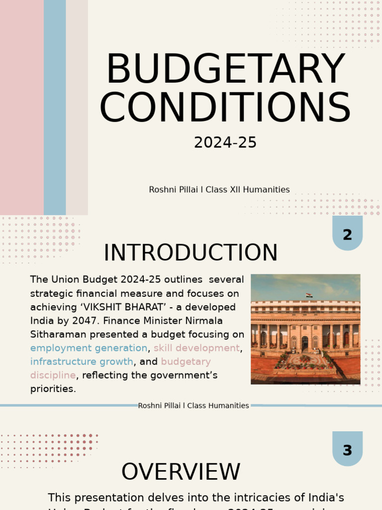 Economics Project On Budget | PDF | Budget | Government Budget Balance