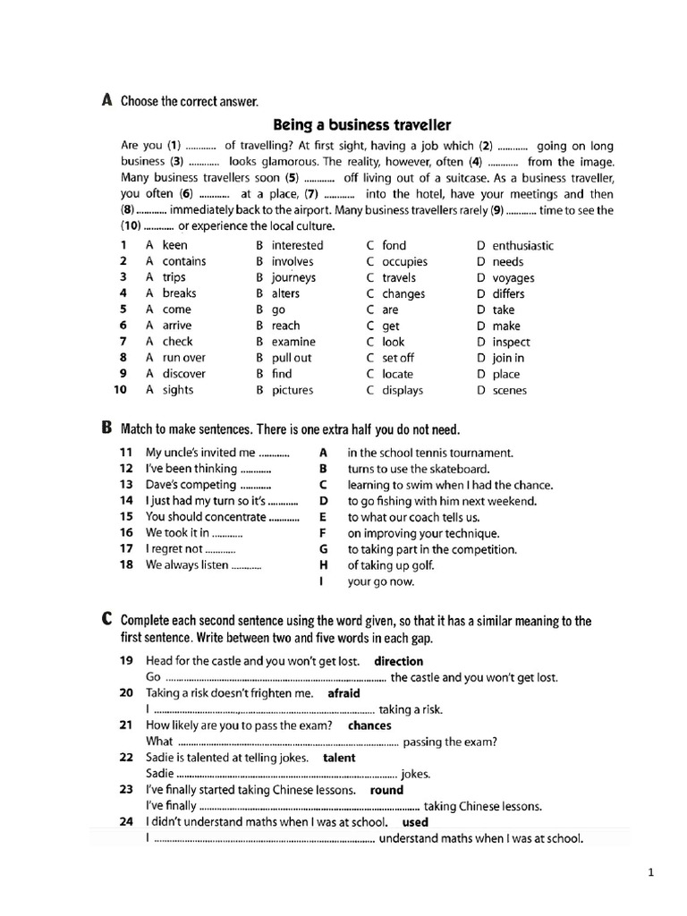 WRITTEN TEST 1 | PDF
