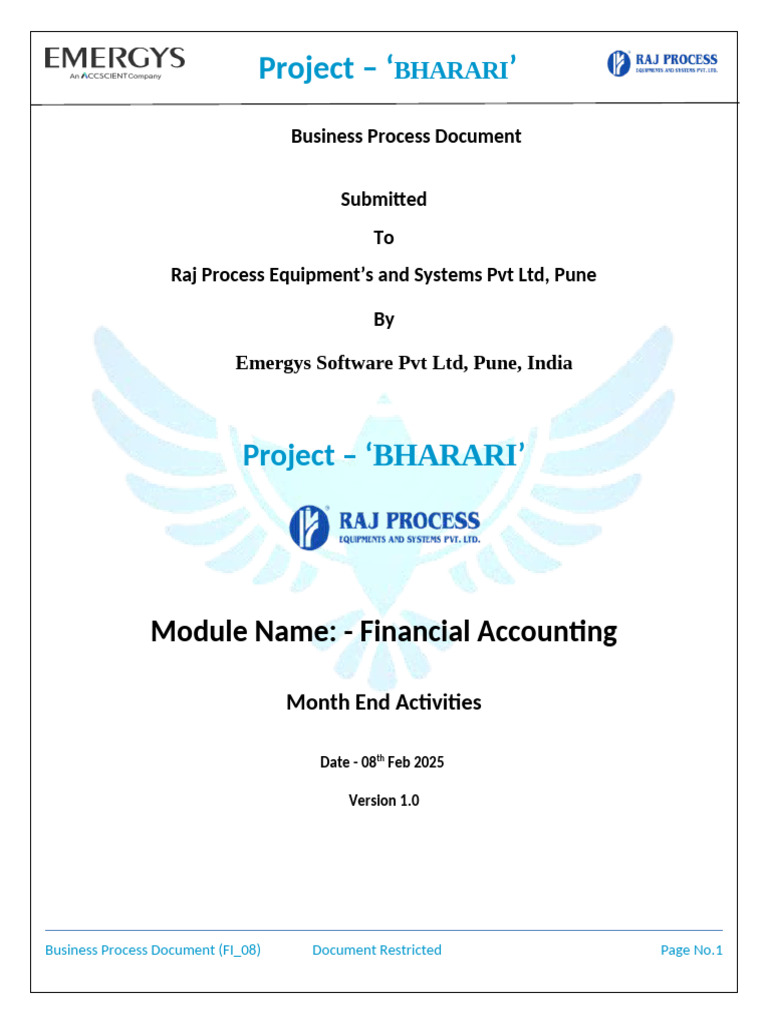 5. BPD FI Month End Activities. | PDF | Expense | Depreciation
