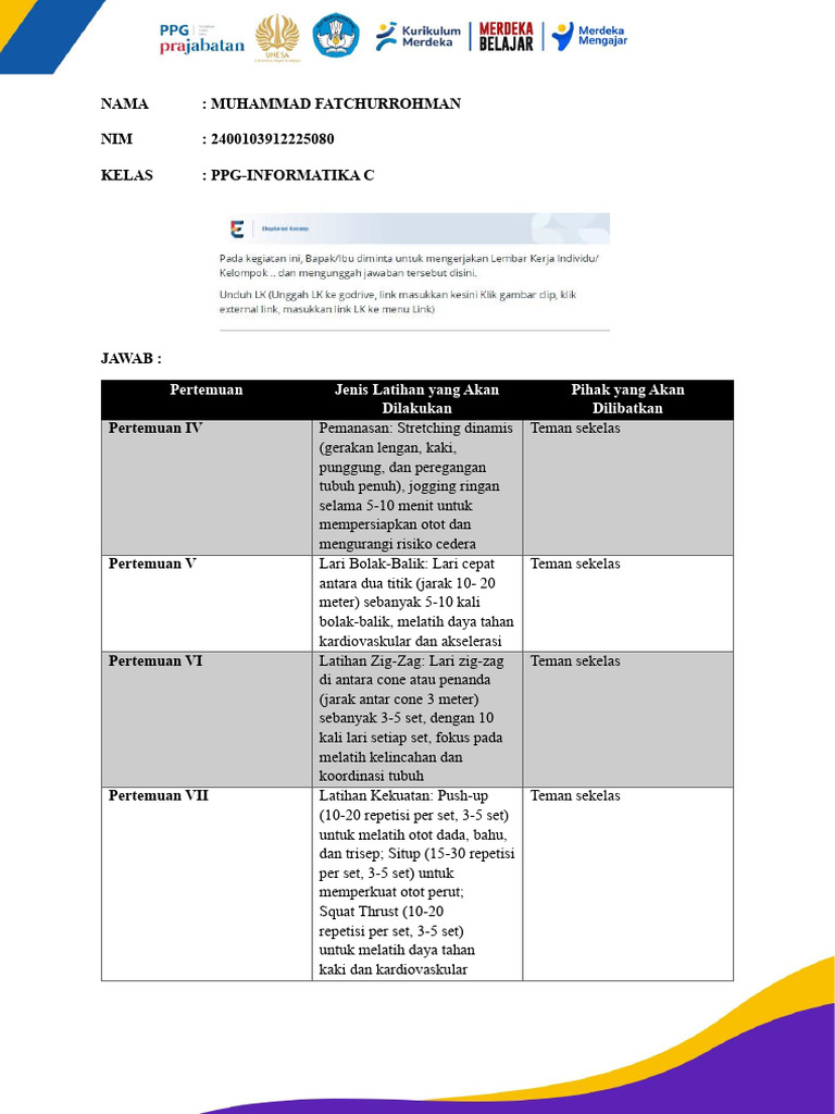 Eksplorasi Konsep - Topik 2 - LK Individu (Nilai) | PDF