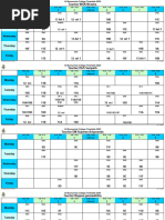 Class Timetable 2025 | PDF