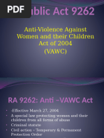 RA 9262 Presentation | PDF