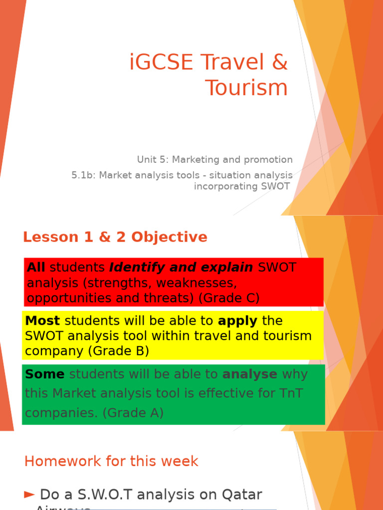 SWOT Analysis in Travel & Tourism | PDF | Swot Analysis | Business