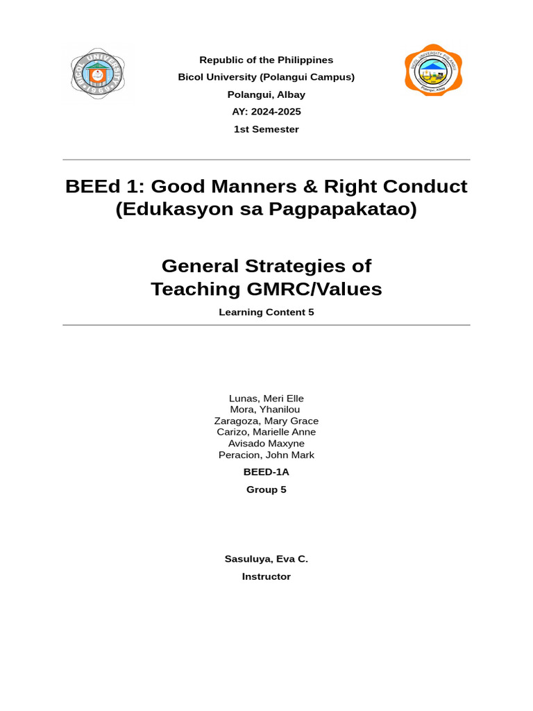 GMRC-GROUP5 | PDF | Cognition | Learning