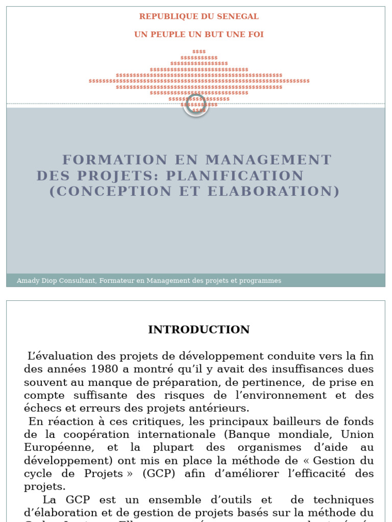 Formation en Management de Projets | PDF | Consultant | Gestion de projet