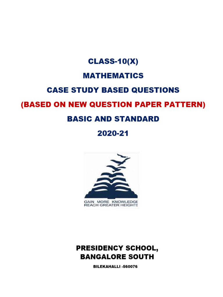 CASE STUDY- 2 | PDF | Mathematics | Geometry
