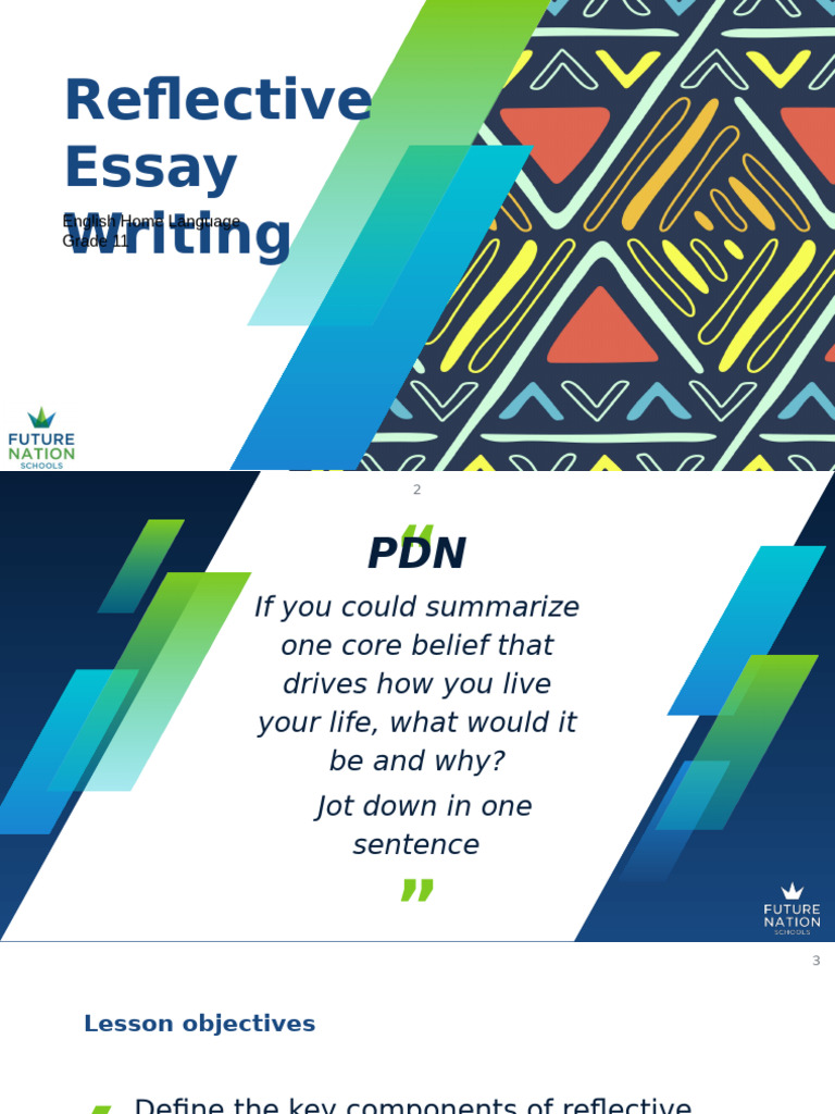 Reflective Essay Writing | PDF | Essays | Experience