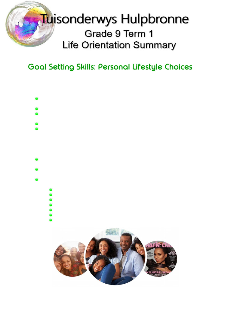 Grade 9 T1 Life Orientation Summary | PDF | Sexually Transmitted Infection | Rape