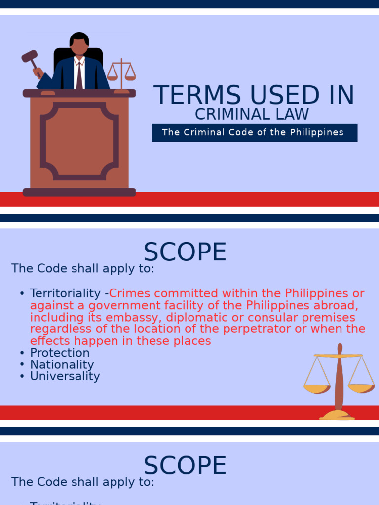Philippine Criminal Code Overview | PDF | Detention (Imprisonment ...
