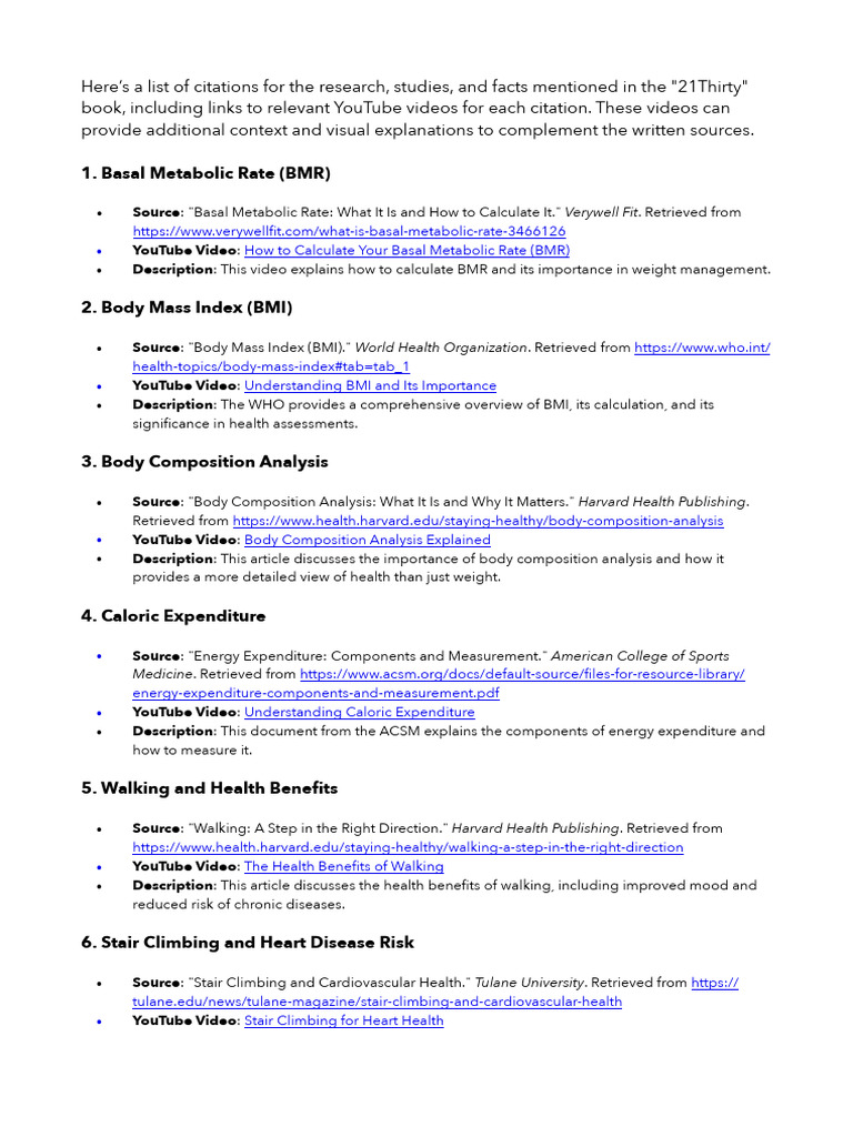 2130 Citations | PDF | Intermittent Fasting | Weight Loss