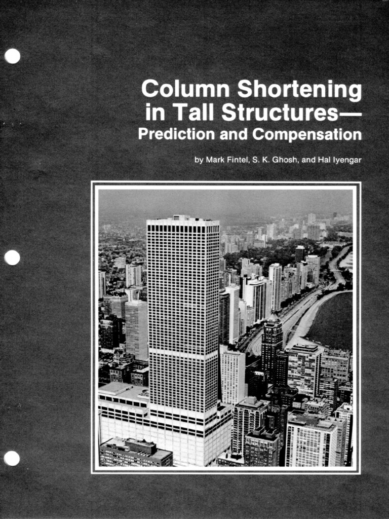 Column Shortening in Tall Buildings | PDF | Elasticity (Physics) | Concrete