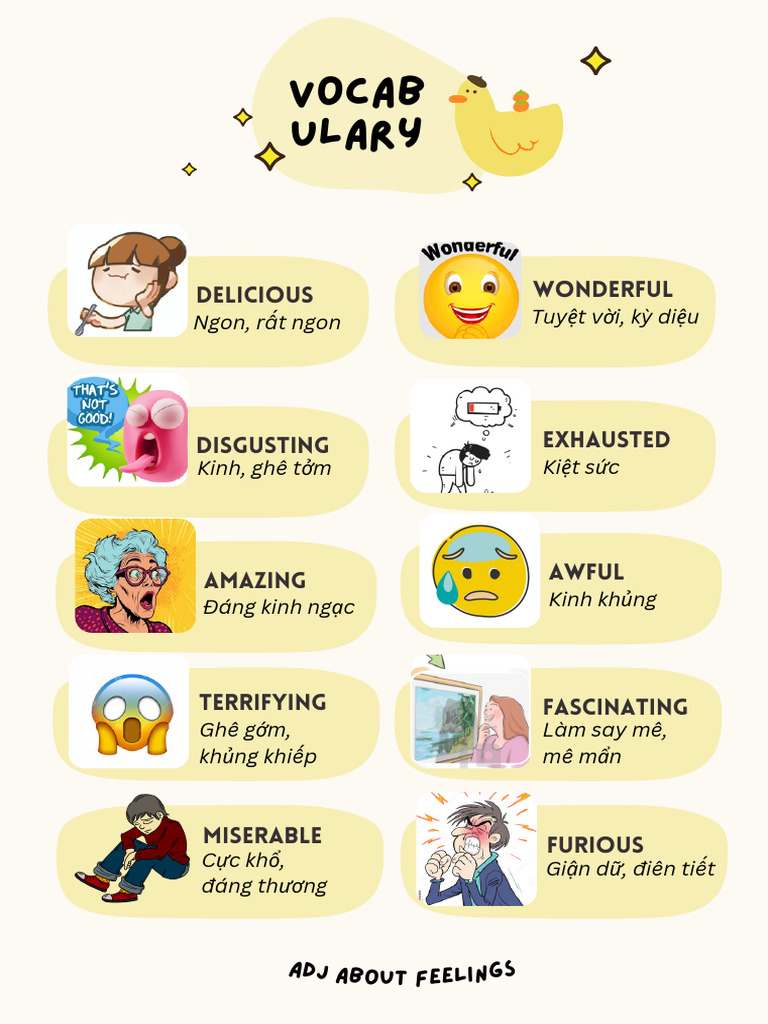 Vocab Handout | PDF