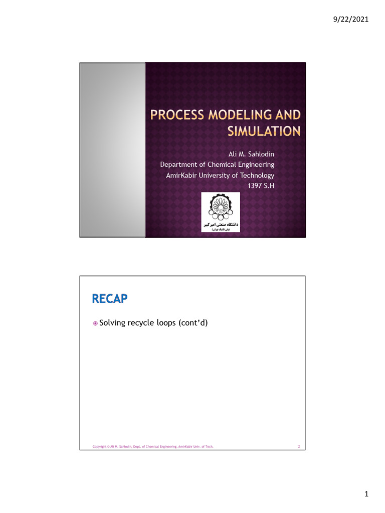 Modeling Simulation Lecture23 | PDF | Matrix (Mathematics ...