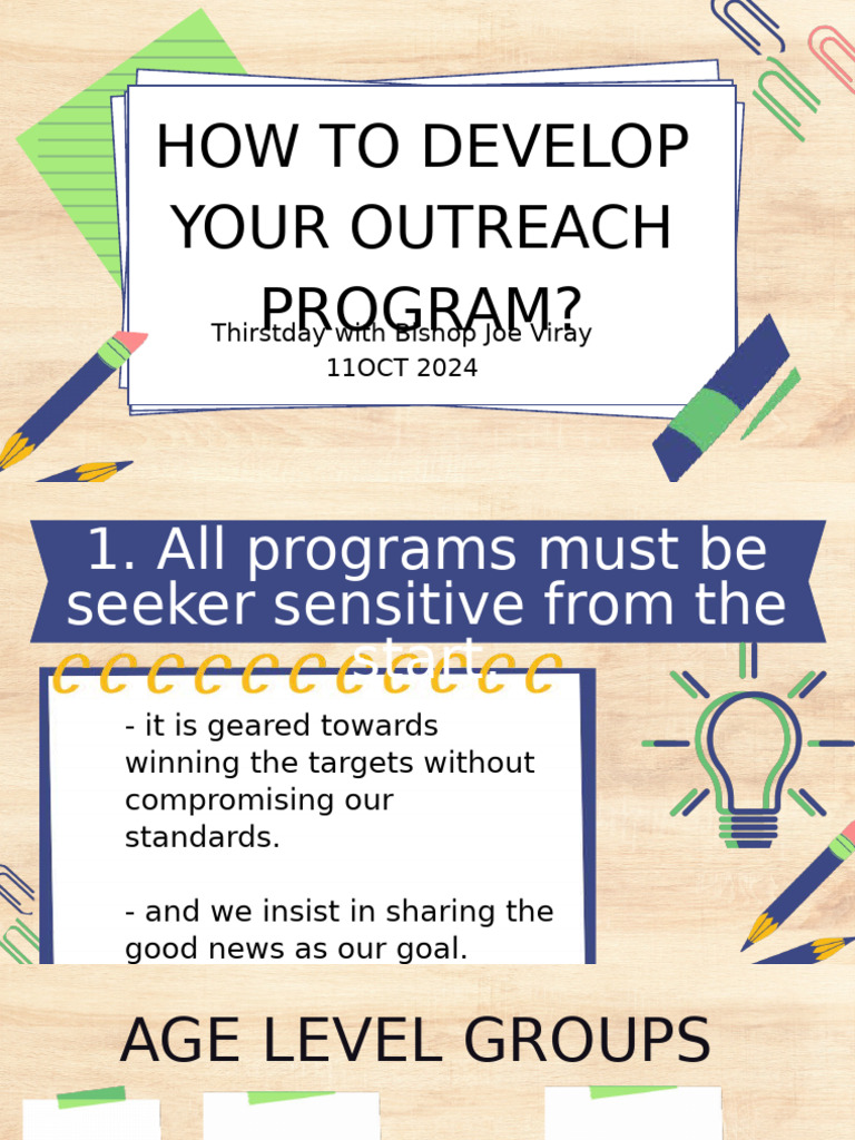 Outreach Program Development Guide | PDF
