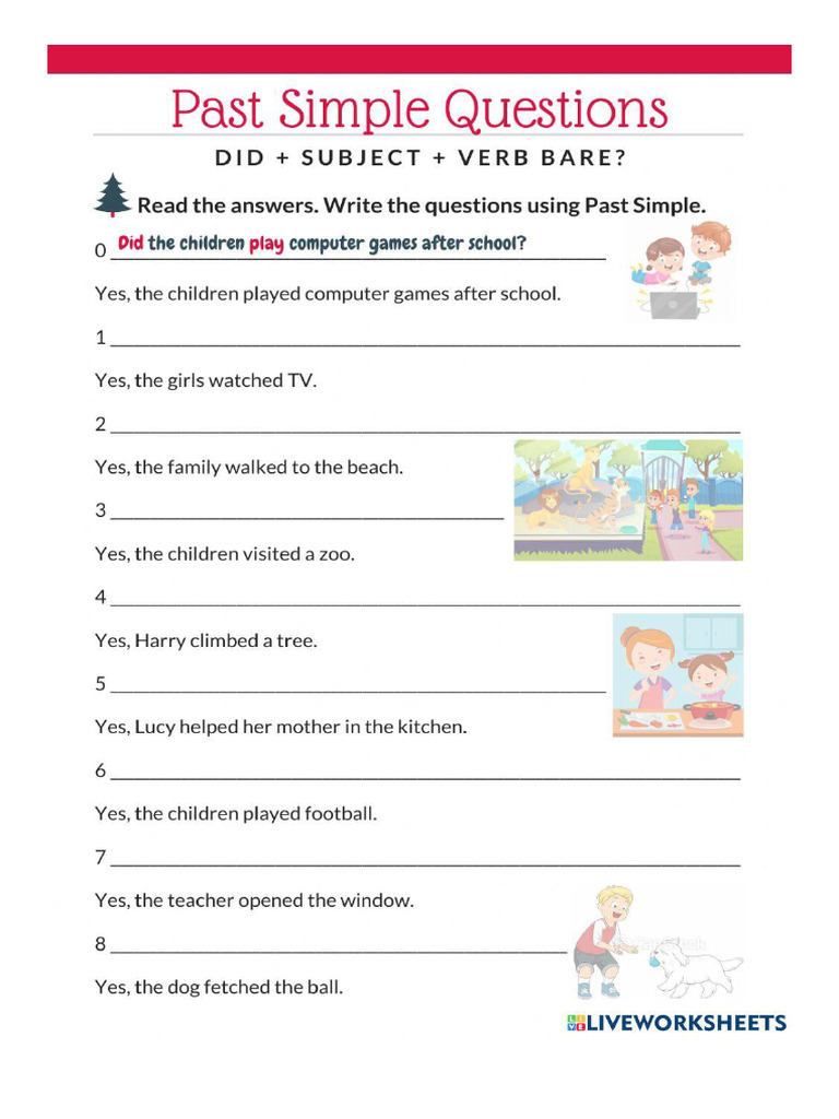 Past Simple Questions | PDF