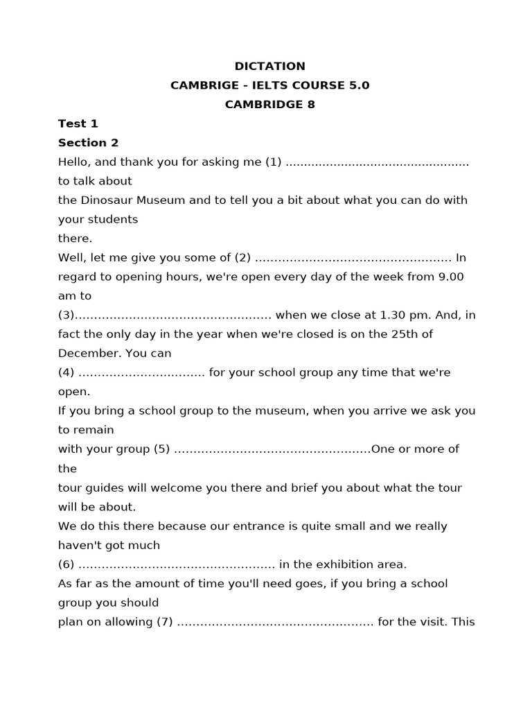 Dictation Camrbidge | PDF | Geography | Bees