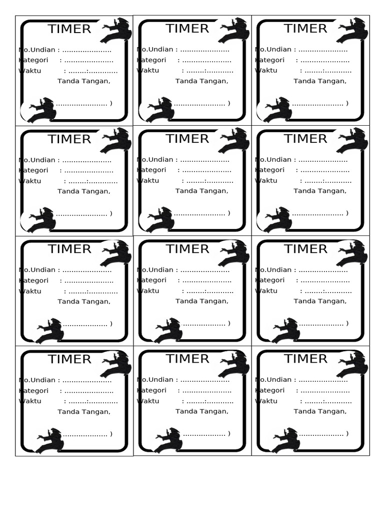 Waktu Timer | PDF