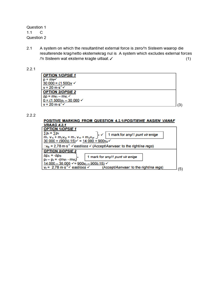 Worksheet Momentum Memo | PDF | Theoretical Physics | Metrology