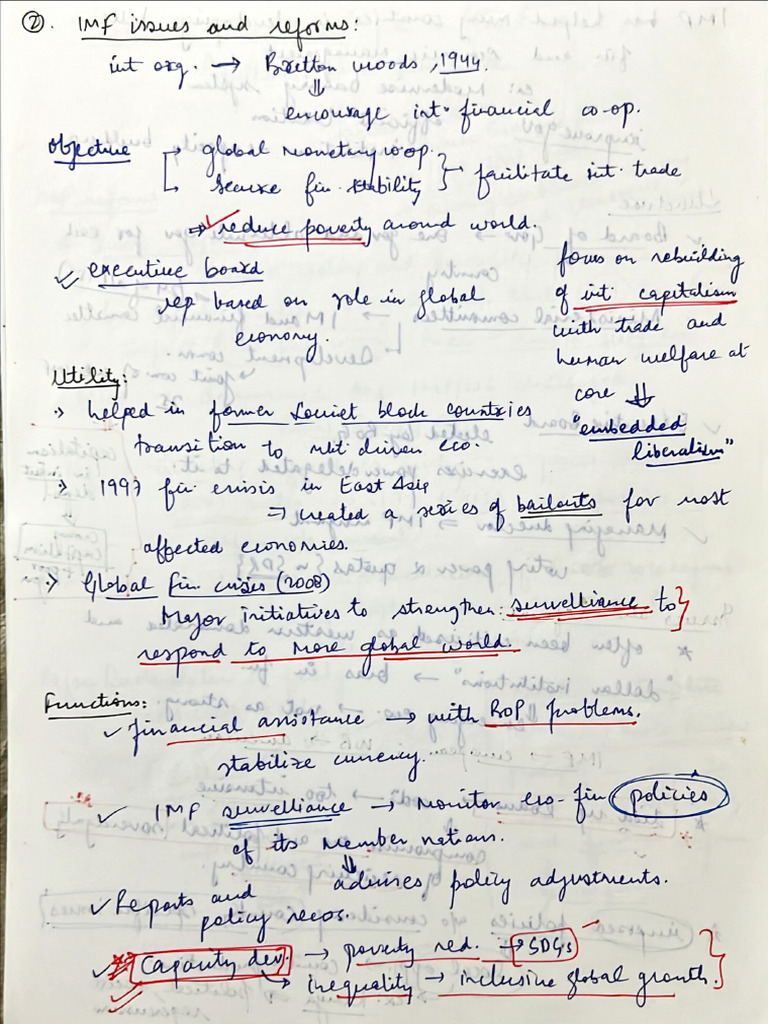 (IR) IMF Issues | PDF