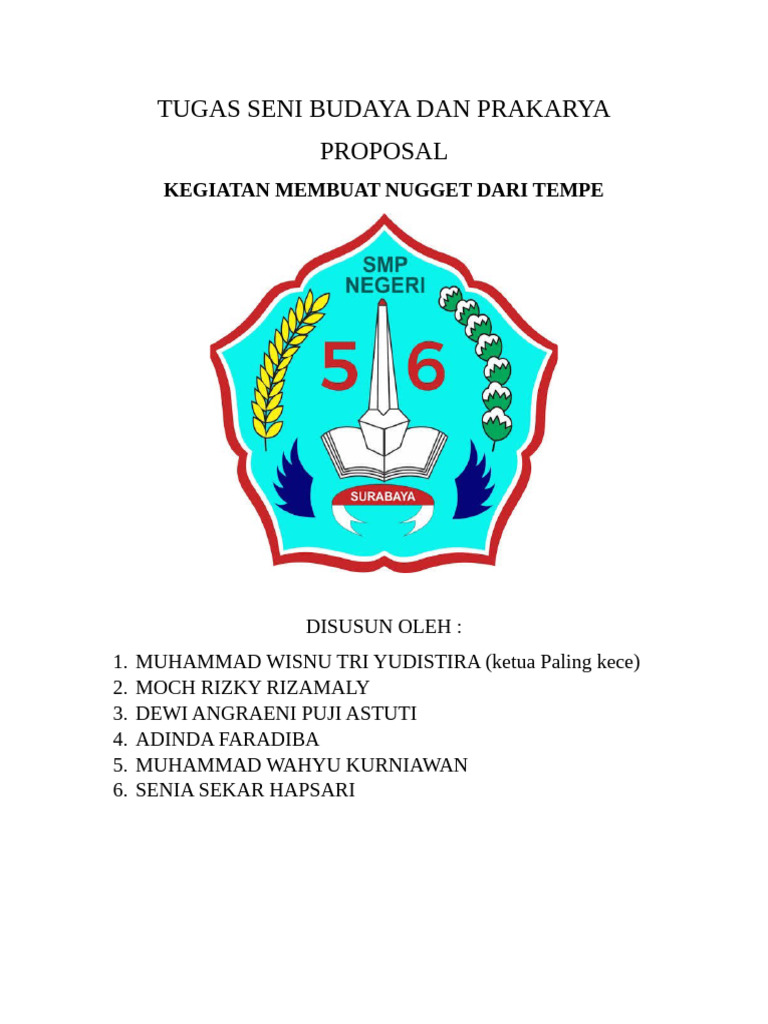 Tugas Seni Budaya Dan Prakarya | PDF