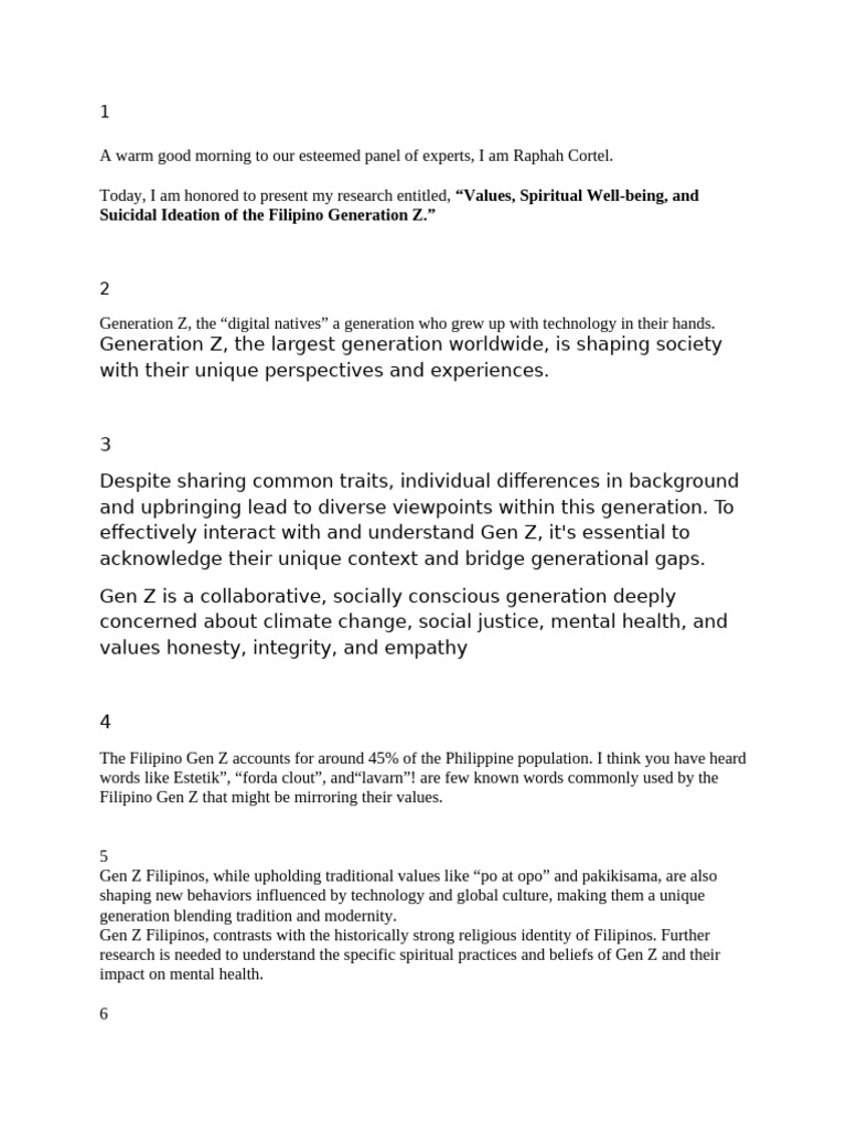 Outline For Thesis Proposal | PDF | Social Psychology | Behavioural Sciences