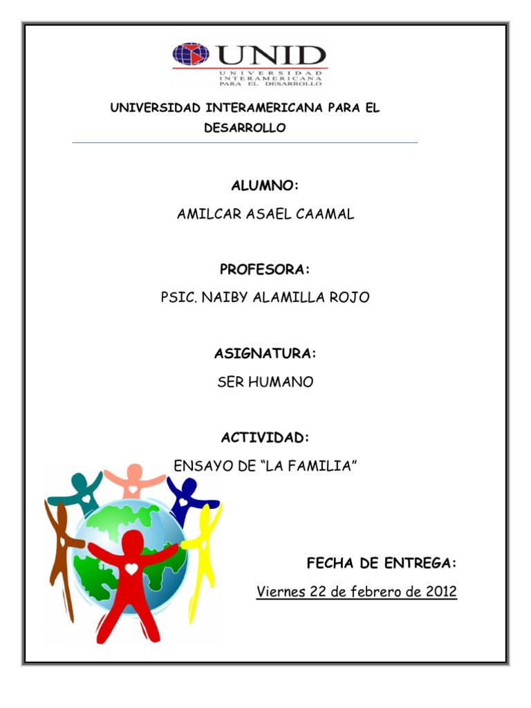 Ensayo de La Familia | PDF