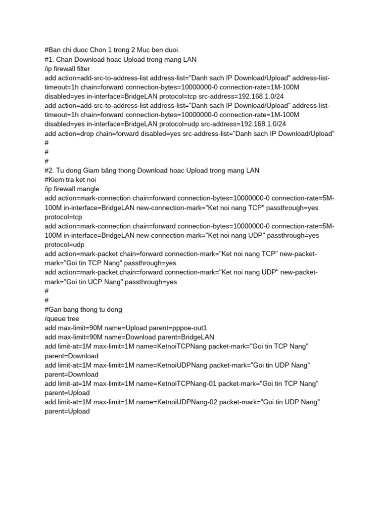 LAN Bandwidth Control Guide | PDF