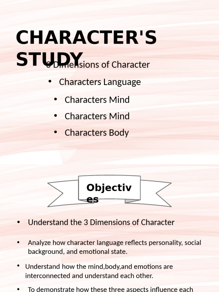 Character's Study | PDF | Emotions | Mind