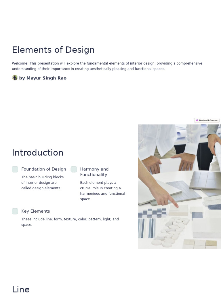 Key Elements of Interior Design | PDF