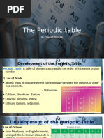 Grade 10 Periodic Table Overview | PDF | Chemical Elements | Periodic Table