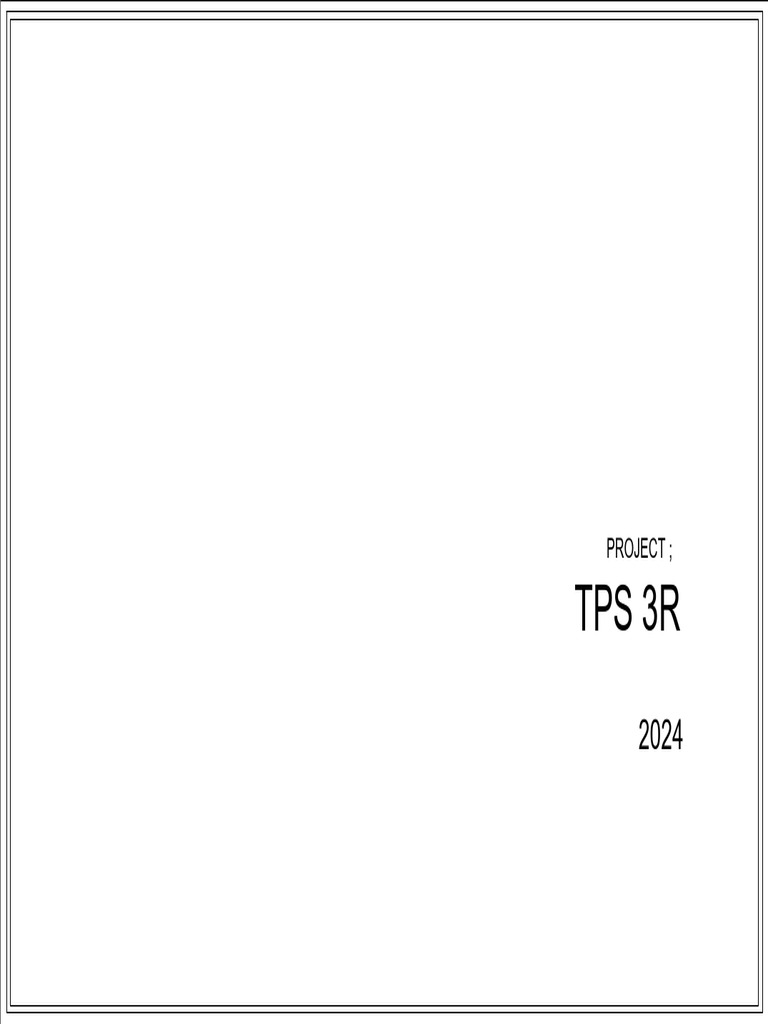 TPS 3R Project MEP Drawings 2024 | PDF | Insects And Humans