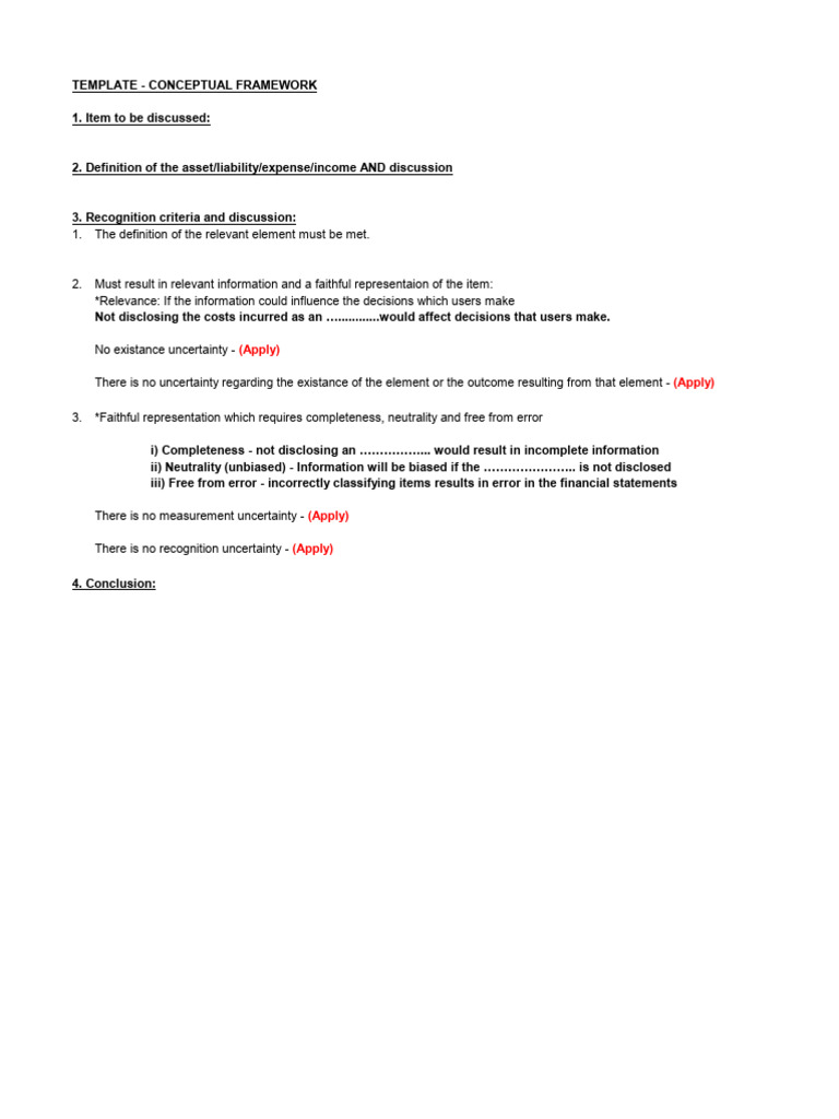 Template - Conceptual Framework-2 | PDF