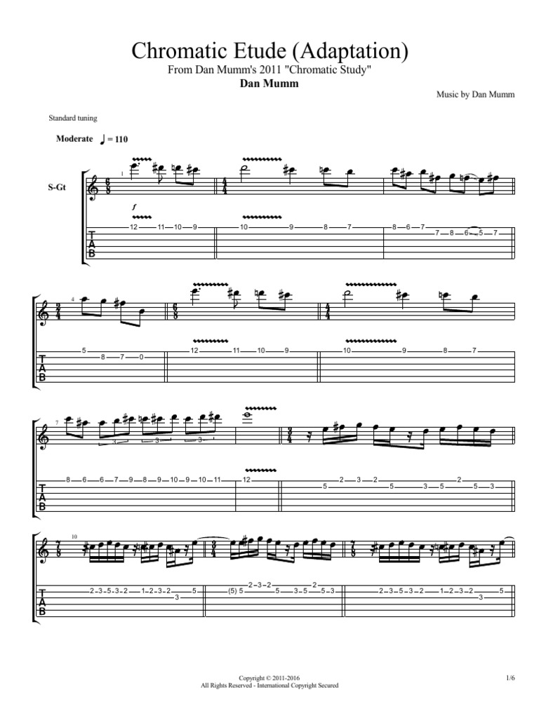 Chromatic Etude Adaptation 2016 Dan Mumm | PDF | Échecs | Ouverture ...
