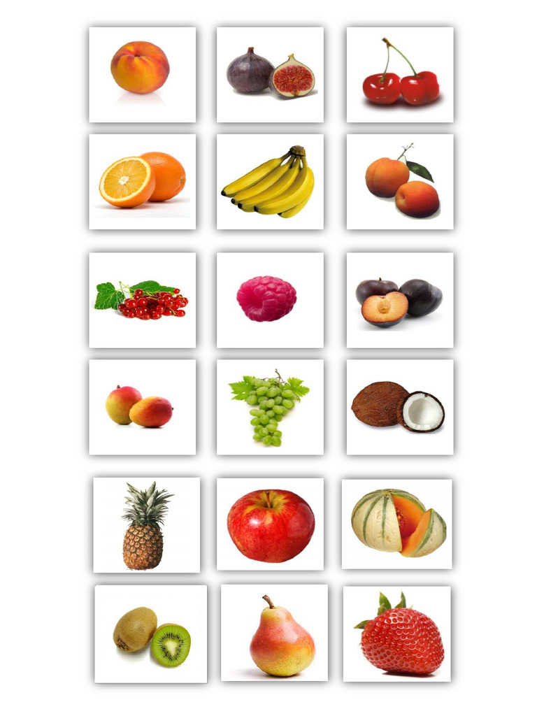 Mémo Fruits | PDF