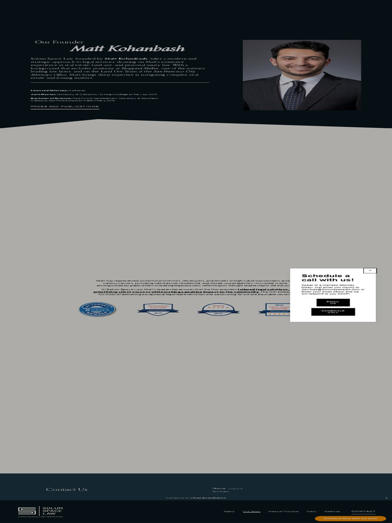 California Attorney Matt Kohanbash | PDF