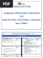 Grade 3 English Home Language Term 4 Teaching Plan | PDF | Reading ...