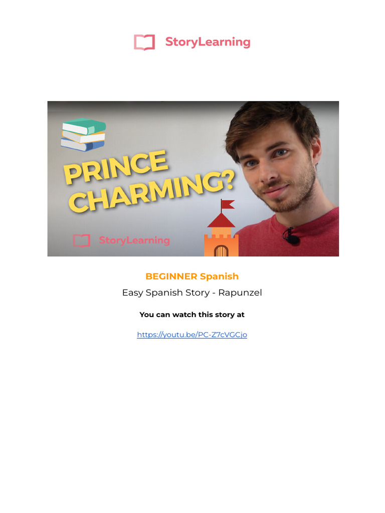 Easy Spanish Story - Rapunzel - Beginner | PDF | Cuentos de hadas ...