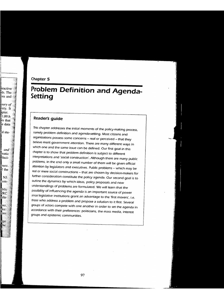 2 Knill Problem definition and agenda setting | PDF