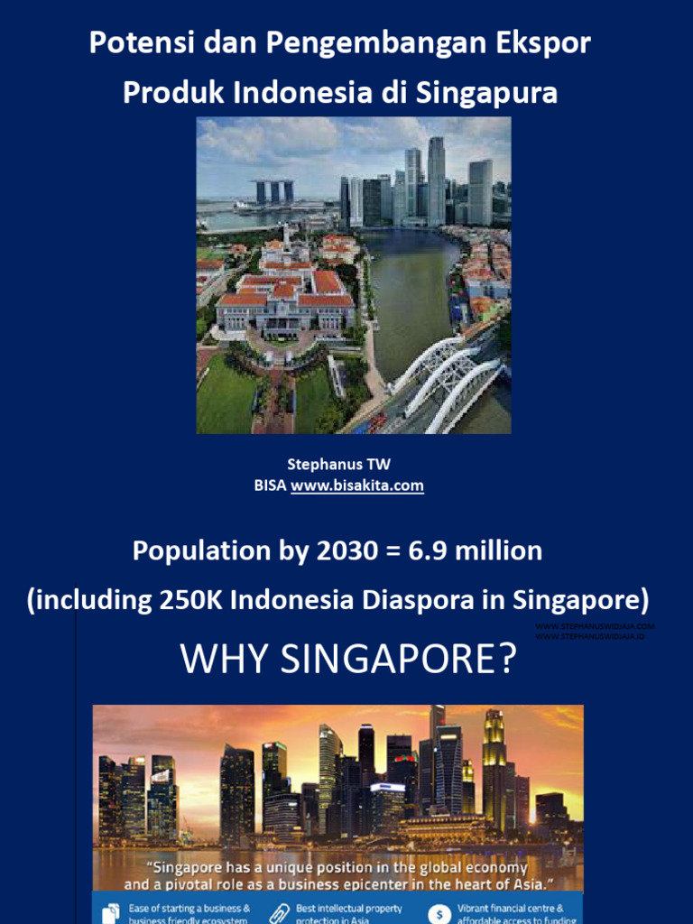 Potensi Dan Pengembangan Ekspor Produk Indonesia Di Singapura | PDF
