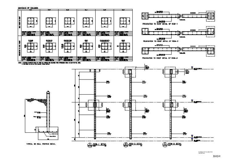 s0-01 & 02 Foundation Plan and Detail-fin-30x40.PDF-2 | PDF