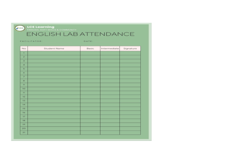 Attendance List | PDF