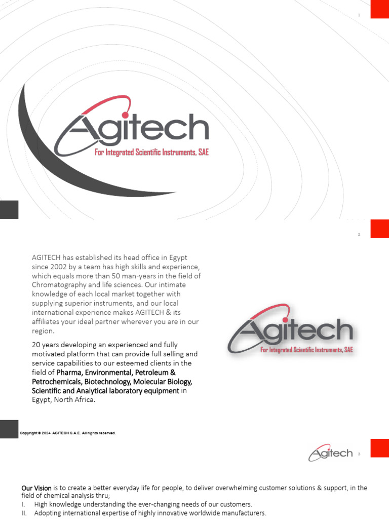 Agitech Company Profile 2024 | PDF | Distillation | Polymerase Chain ...